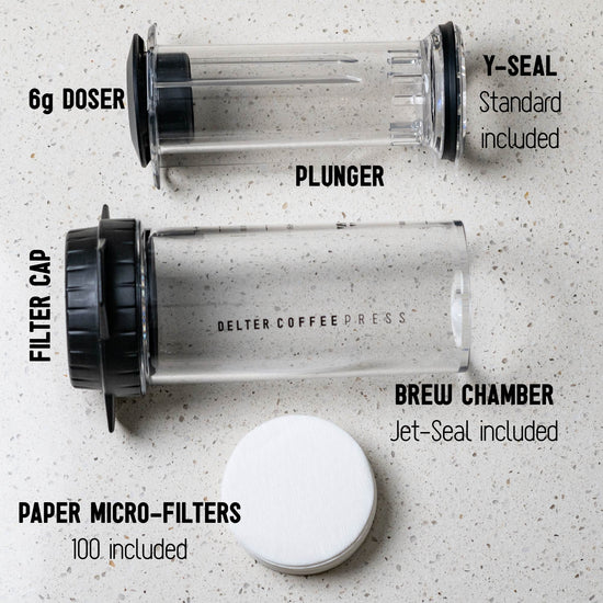 Delter Coffee Press - Clear – Trinity Coffee Co.